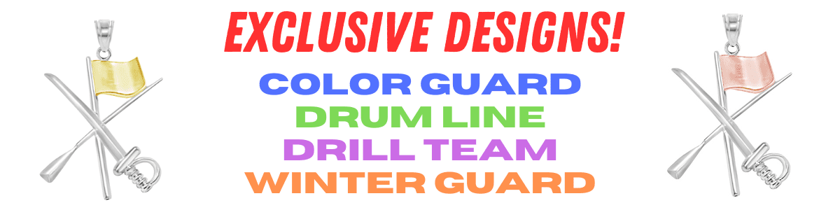 Color Guard Gifts | Charm, Necklace, Jewelry for Color Guards