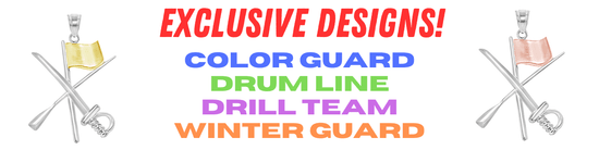 Color Guard Gifts | Charm, Necklace, Jewelry for Color Guards
