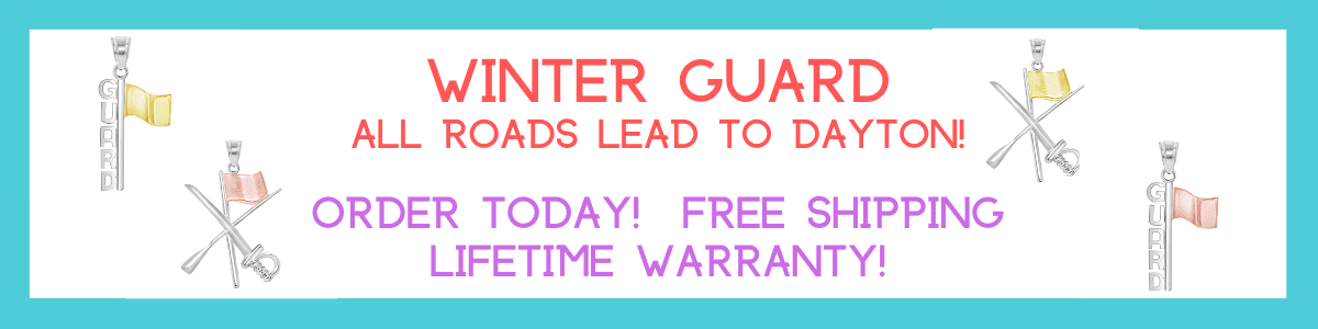 Color Guard Gifts | Charm, Necklace, Jewelry for Color Guards